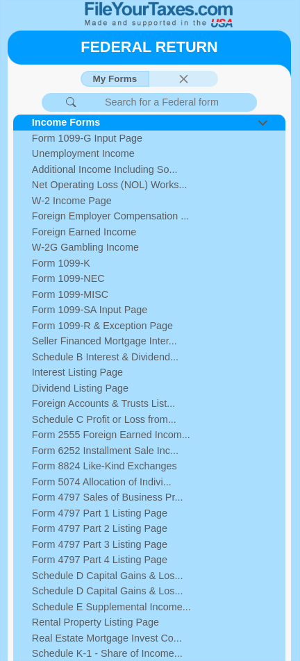How to report income – FileYourTaxes.com Free File