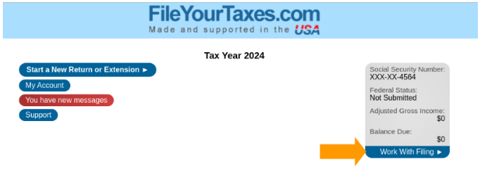 Has my return been filed? – FileYourTaxes.com Free File