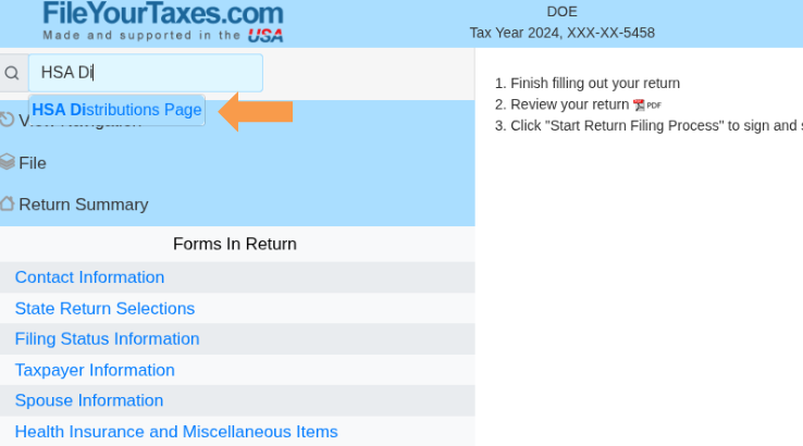 How to report Form 1099-SA? (HSA Distributions) – FileYourTaxes.com Free File