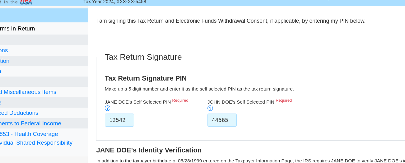What is a tax return signature PIN? – FileYourTaxes.com Free File